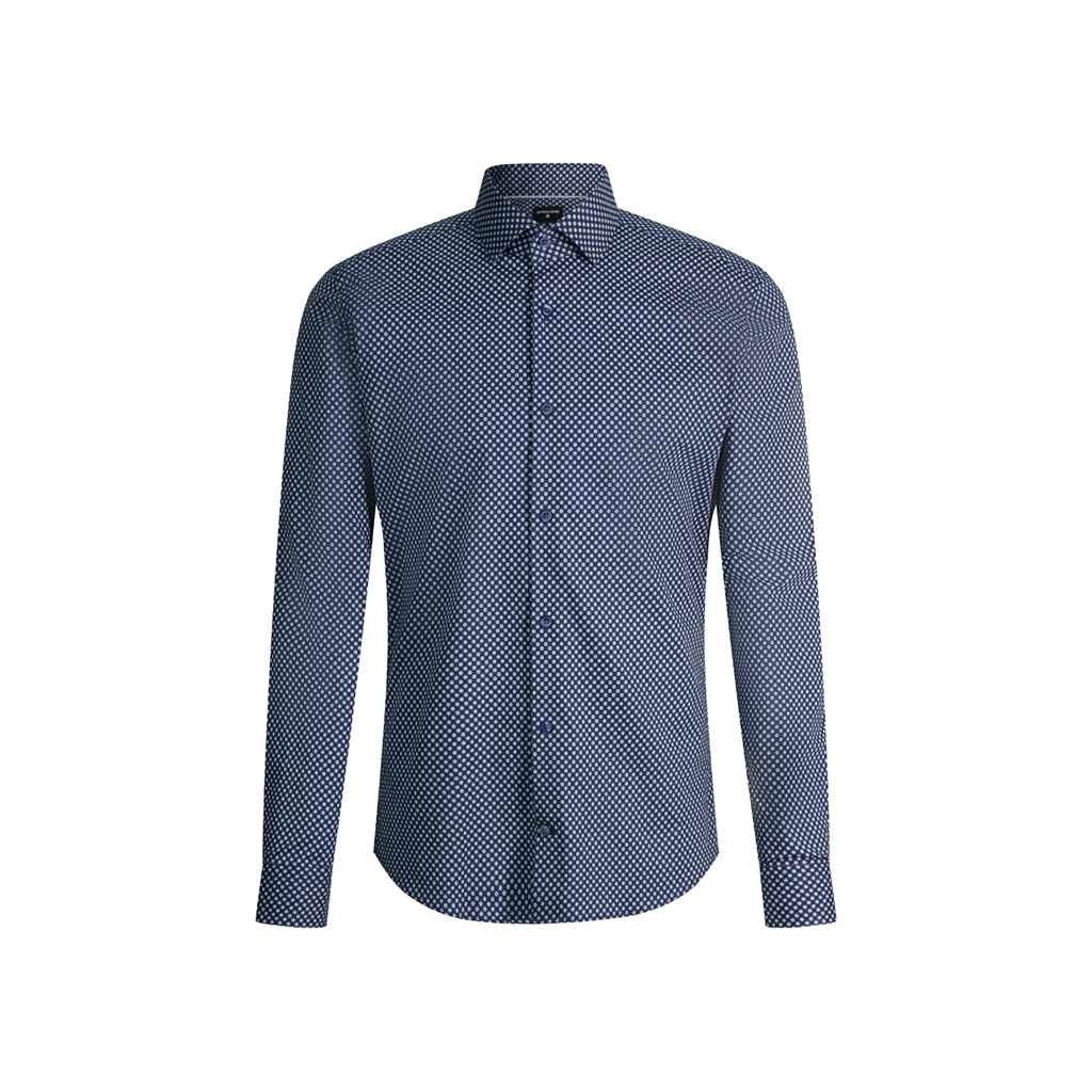 Chemise Stan, en bleu foncé à motif - sur la boutique en ligne Strellson