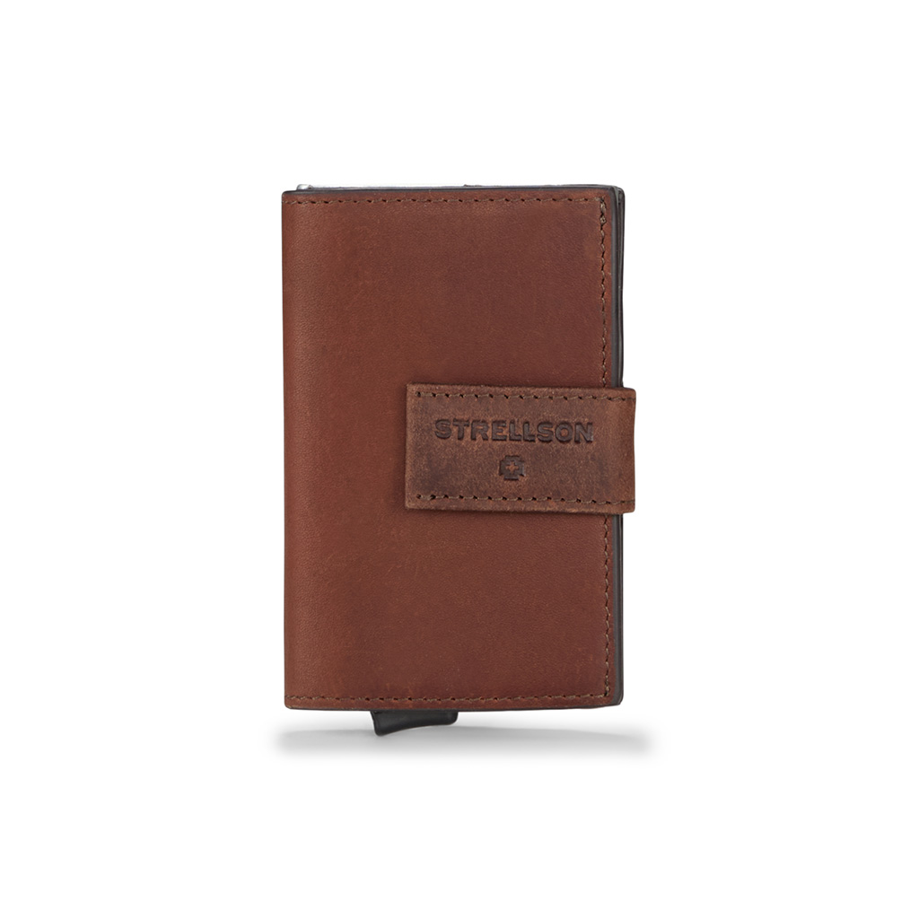 C-Three Brick Lane E-Cage Card Holder in Cognac - in the Strellson ...
