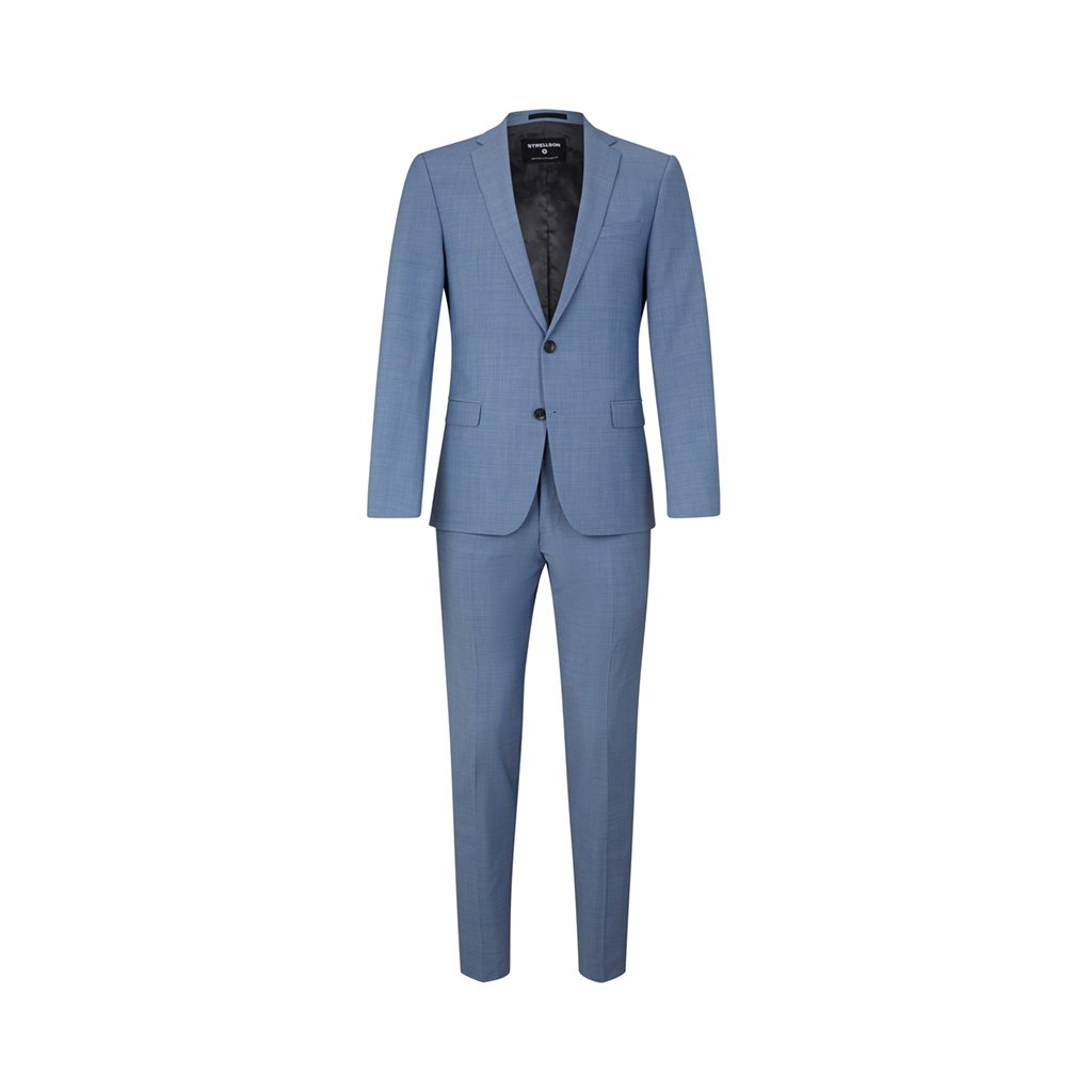 Caleb-Madden Flex Cross Suit in Light Blue Marl - in the Strellson ...